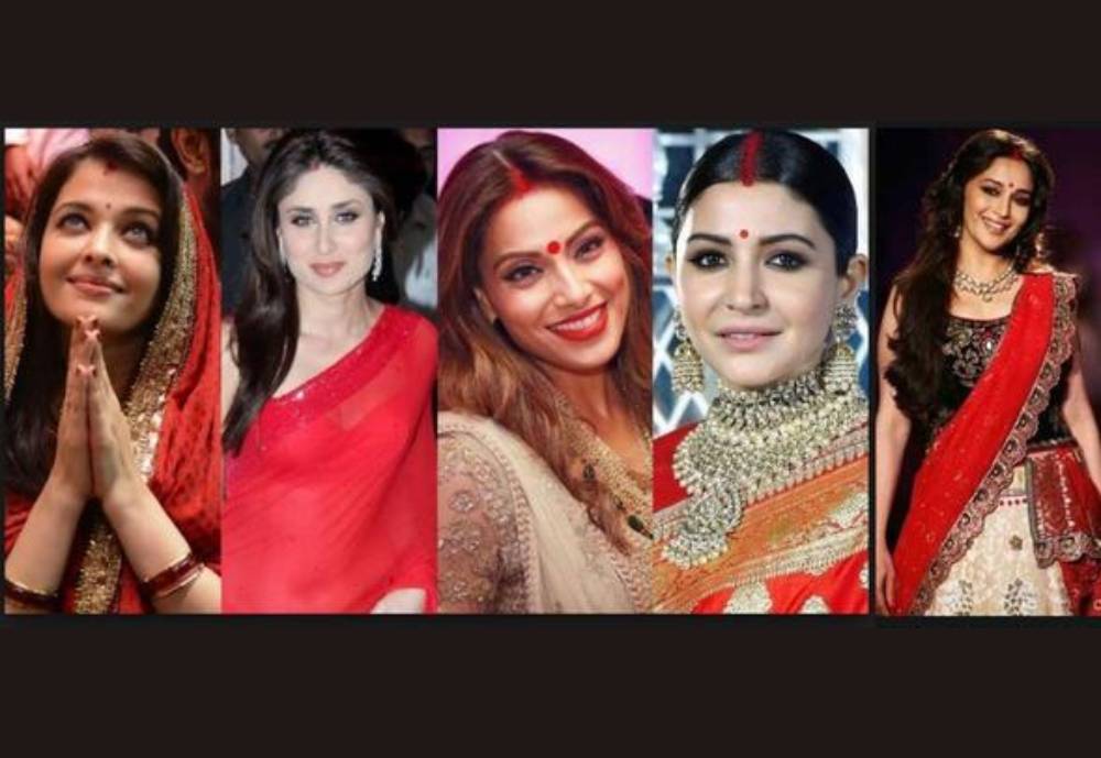 Different styles of wearing sindoor | Neyah
